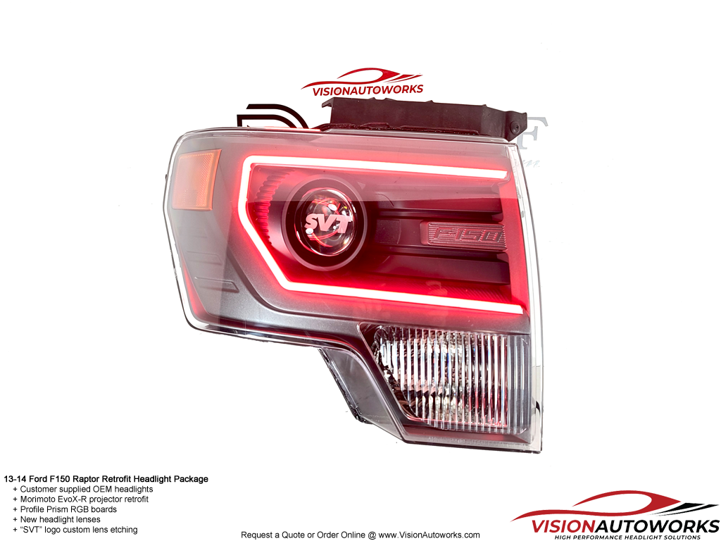 Ford F-150 SVT Raptor (2013-2014) Headlight Package – VisionAutoworks