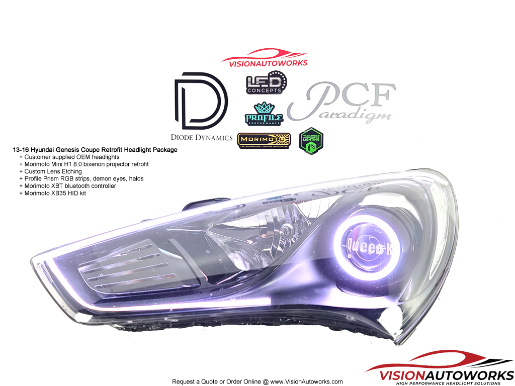 Hyundai Genesis Coupe (2013+) Headlight Performance & Style Package ...