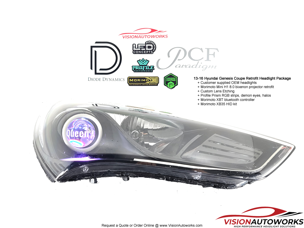 Hyundai Genesis Coupe (2013+) Headlight Performance & Style Package ...