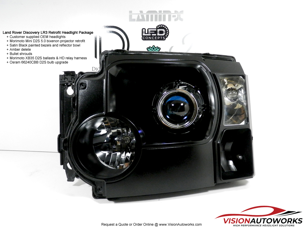 Land Rover Discovery 3 (LR3: 2005-2009) Headlight Performance & Style ...