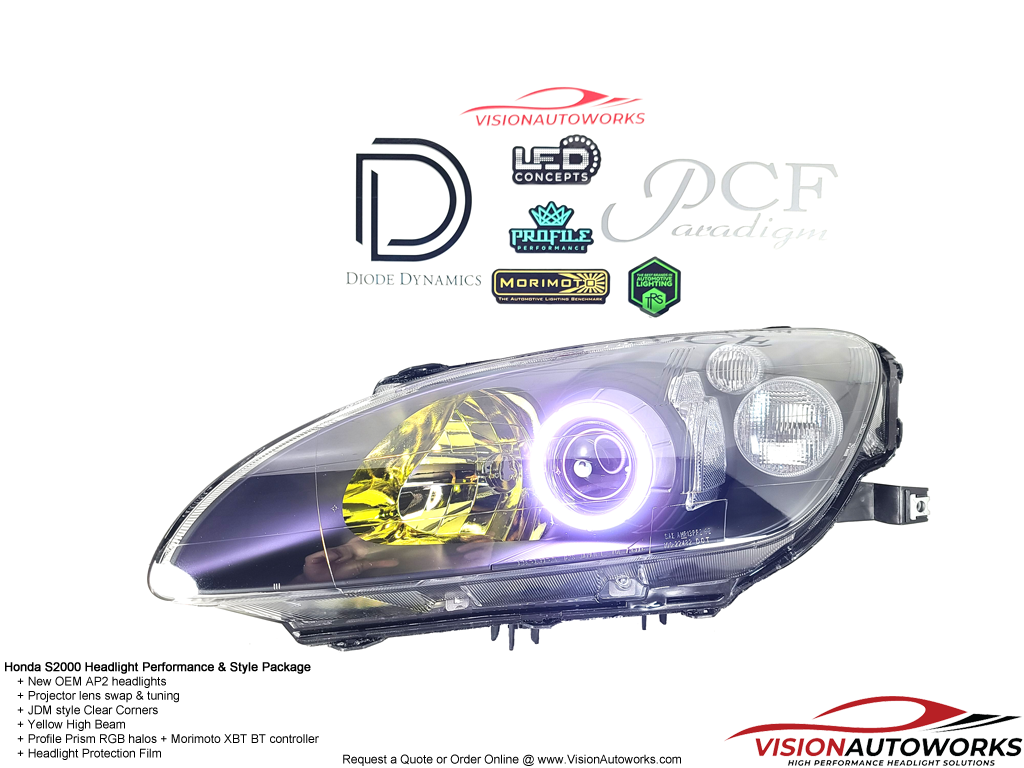 Honda S2000 Headlight Performance & Style Package – VisionAutoworks