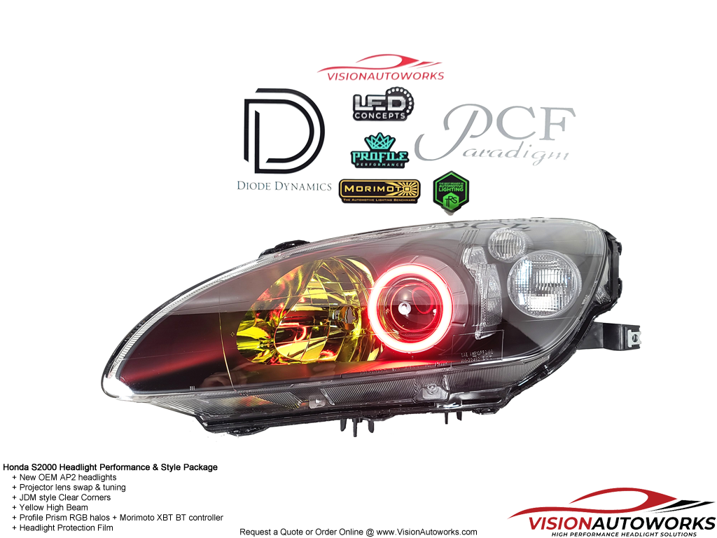 Honda S2000 Headlight Performance & Style Package – VisionAutoworks