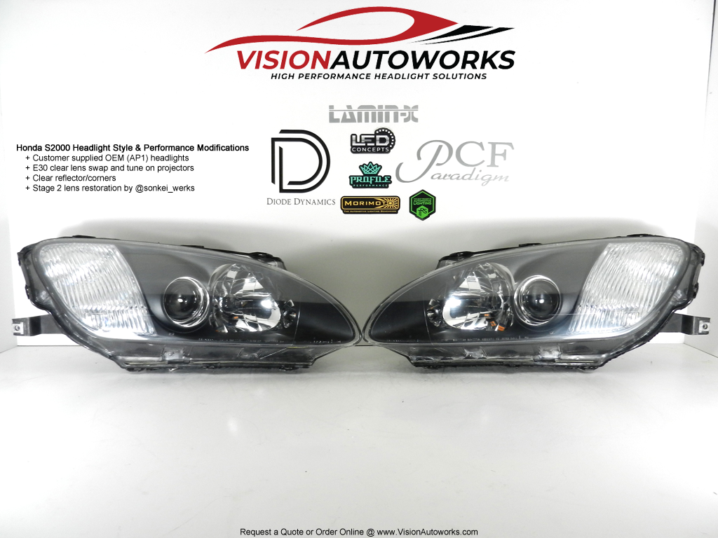 Honda S2000 Headlight Performance & Style Package – VisionAutoworks