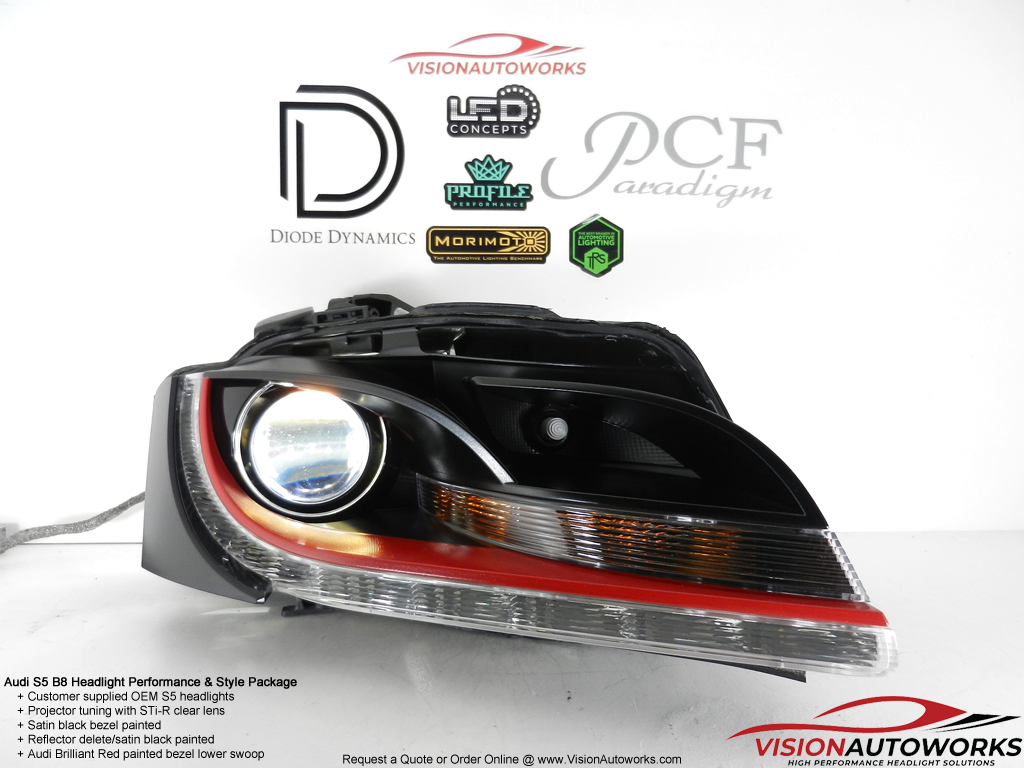 Audi A5 8T / S5 B8 (2008-2012) Headlight Performance & Style Package ...